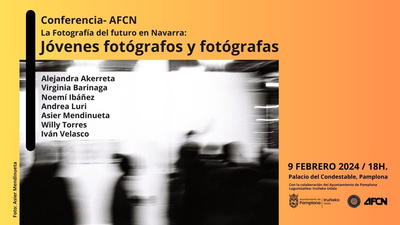 Conferencia "Jóvenes fotógrafos y fotógrafas" organizada por la AFCN